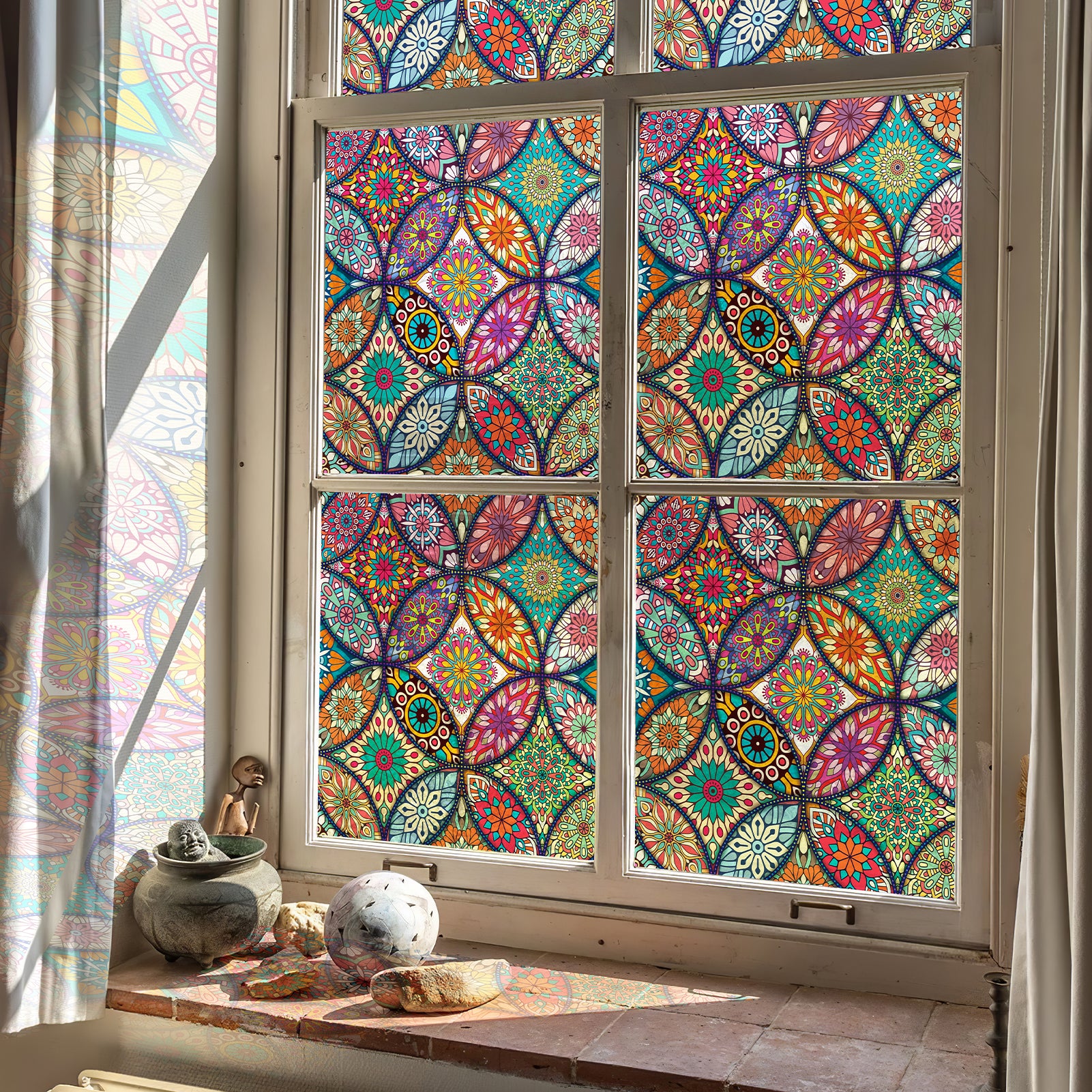 Multicolor Stained Glass Window Film – JIFFDIFF